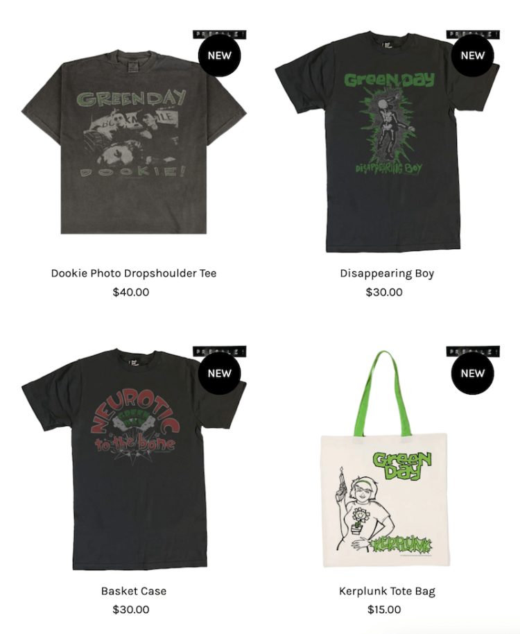 Green Day team with Rock Roll Repeat on new merch collab | GreenDay.fm
